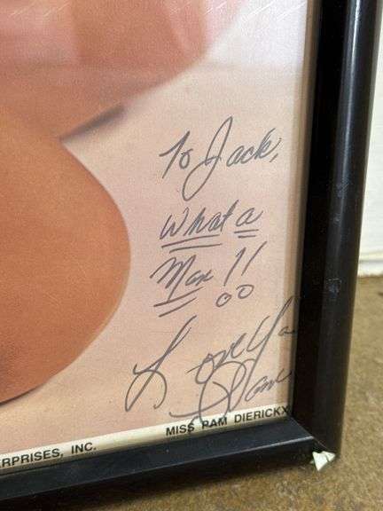 Framed P&D Enterprises Poster With Autograph, 19”x25” - Metzger ...