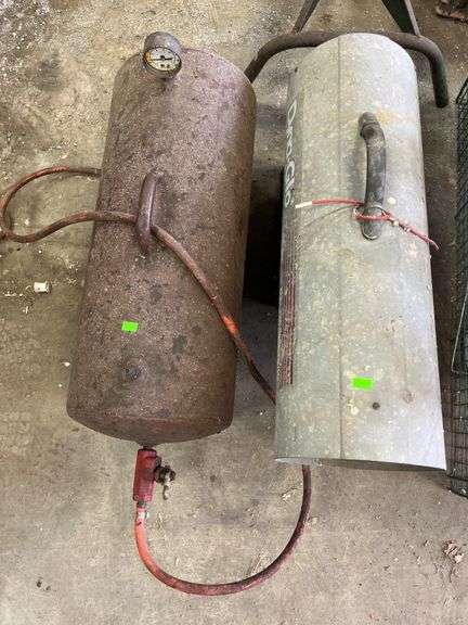 Propane Fuel Tank and Dyna-Glo Forced Air Heater - Metzger Property ...
