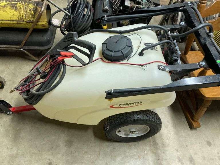 Fimco 15-Gallon Pull-Behind Sprayer with High Flo Gold Series Pump ...