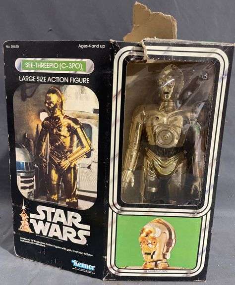 Kenner Star Wars See-Threepio (C-3PO) Large Size Action Figure with ...