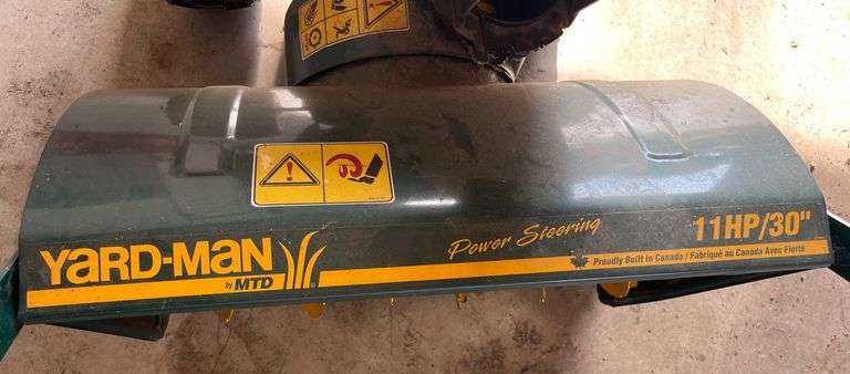 Yard-Man 11HP 30-Inch Snow Blower with Tecumseh Engine - Metzger ...