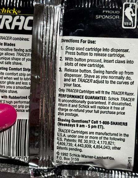23 – 10 Packs of Schick Tracer Razor Blade Cartridges - Metzger ...