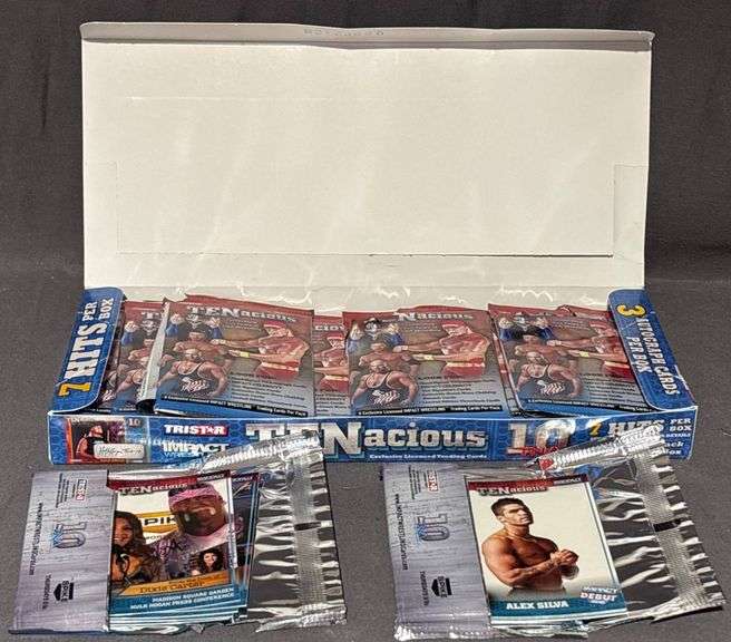 2 Tristar TNA Impact Wrestling TENacious 10 Trading Card Boxes with ...