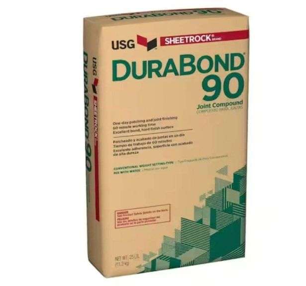 USG Sheetrock Brand 25 lb. Durabond 90 Setting-Type Joint Compound ...