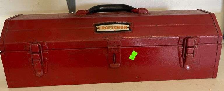 Craftsman Red Steel Tool Box With Fasteners and Screws - Metzger ...