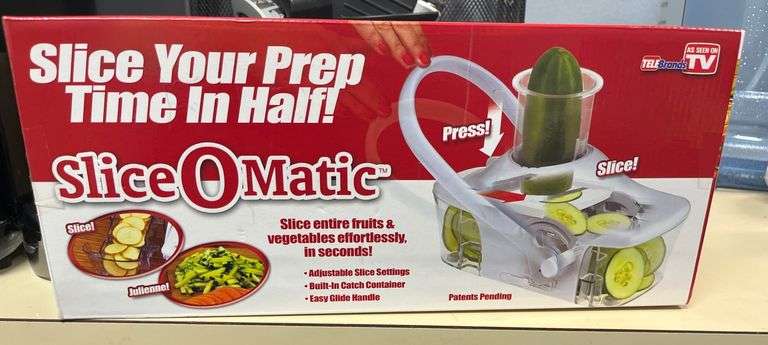 Slice O Matic Fruit and Vegetable Slicer - Metzger Property Services, LLC