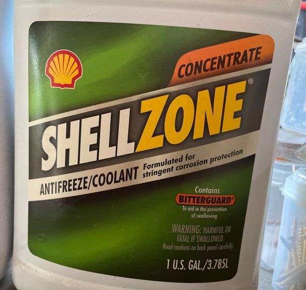 2 Unopened 1-Gallon ShellZone Concentrate Antifreeze/Coolant - Metzger ...