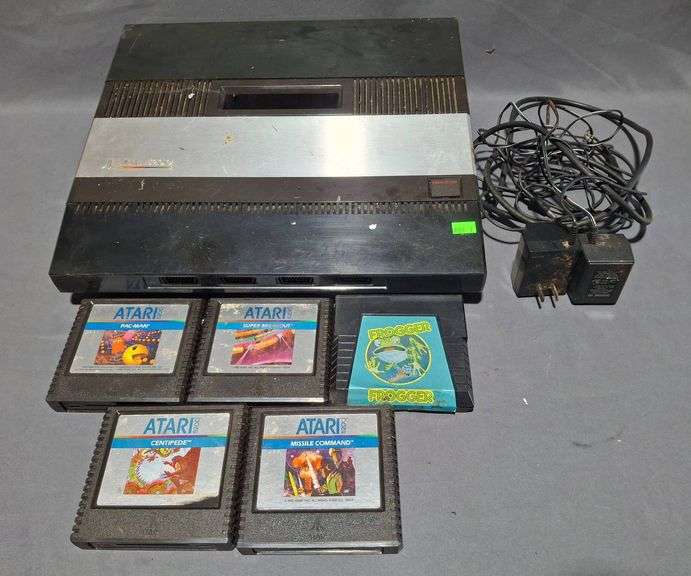 Atari 5200 Console With 5 Game Cartridges and Power Supply - Metzger ...