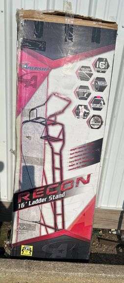 Recon Steel Ladder Stand with 300 Lb Capacity, 16-Foot - Metzger ...