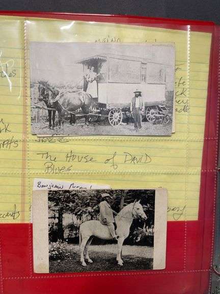 Binder With 15+ House Of David Postcards (some new, some written on ...