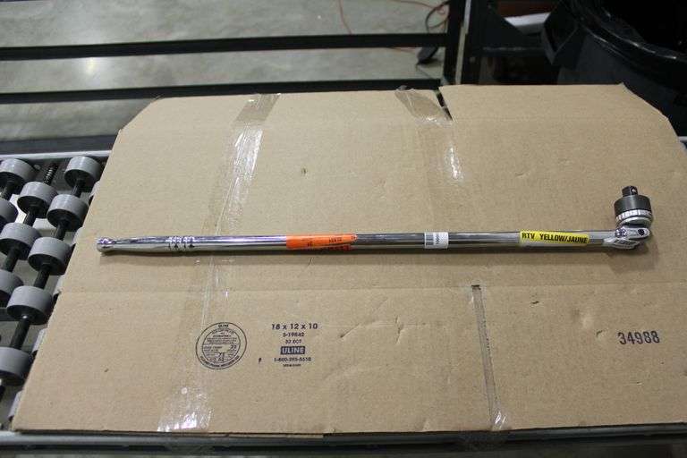 HUSKY - 1/2 in. Drive 24 in. Ratcheting Breaker Bar - Metzger Property ...