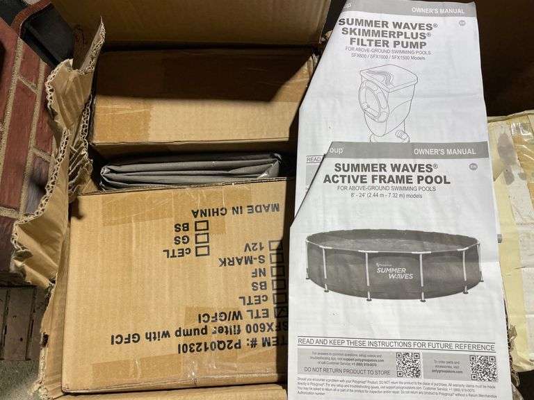Summer Waves Active Frame Pool with SkimmerPlus Filter Pump - Metzger ...