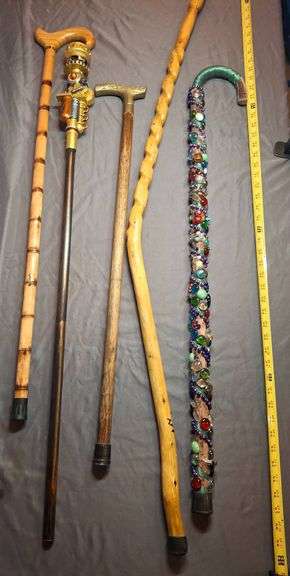 Walking Canes With Various Designs and Materials 32″ – 50″ - Metzger ...