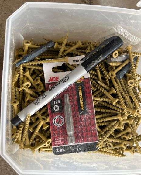 Hardware and Fastener Containers with Screws, Dowels, and More ...
