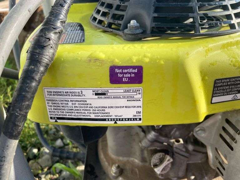 Ryobi Pressure Washer 2800 PSI 2.3 GPM with Honda Engine - Metzger ...