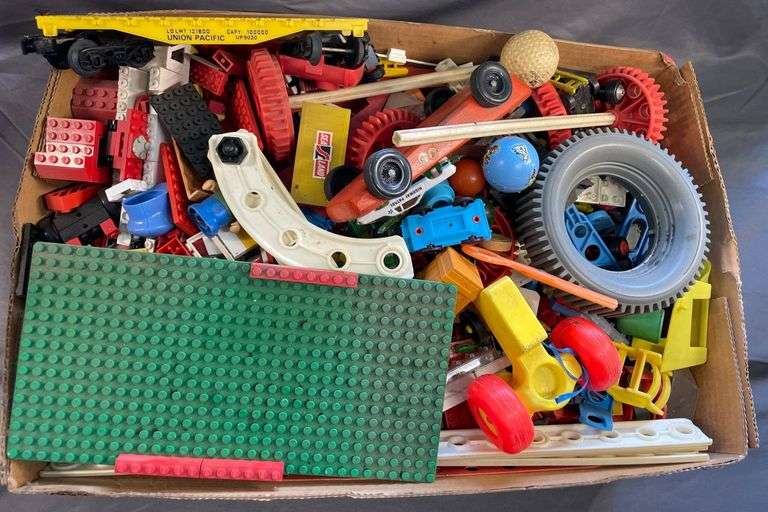 Plastic Construction Toy Pieces and Wheels - Metzger Property Services, LLC