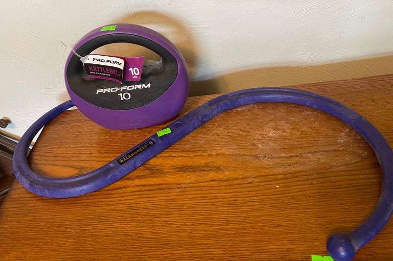 ProForm 10-lb Kettlebell and The Original Backnobber II Massager ...