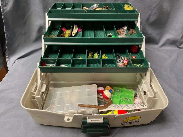 Plano Tackle Systems Fishing Tackle Box with Contents - Metzger ...