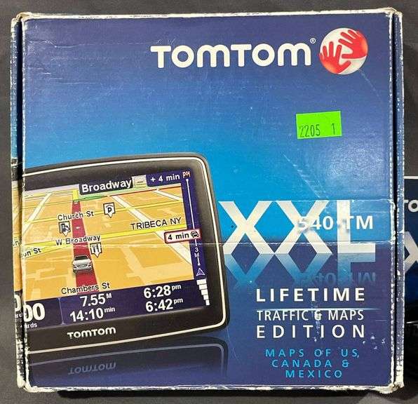 TomTom XXL 540 – TM “portable navigator” (GPS) with 5” screen; comes ...