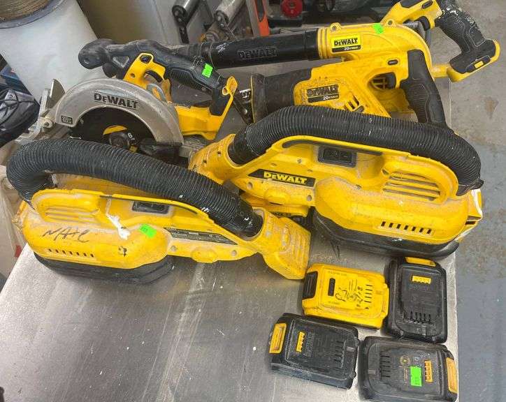 DeWalt Cordless Power Tool Lot with Batteries and Accessories - Metzger ...
