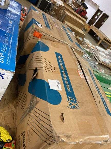 LACOO Gray Leather Power Lift Standard (No Motion) Recliner with Power ...