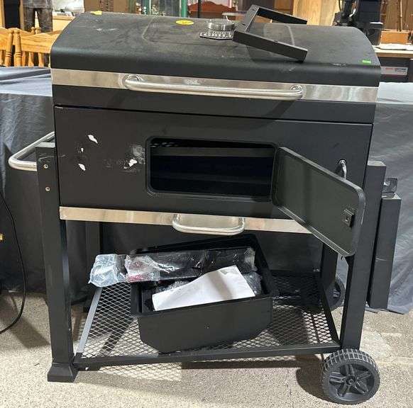 Expert Grill 32-Inch Heavy-Duty Charcoal Grill With Integrated ...