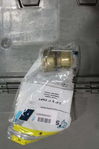 SHARKBITE - 3/4 in. Push-to-Connect x 1 in. FIP Brass Water Softener ...
