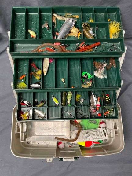 Plano Tackle Systems Fishing Tackle Box with Contents - Metzger ...