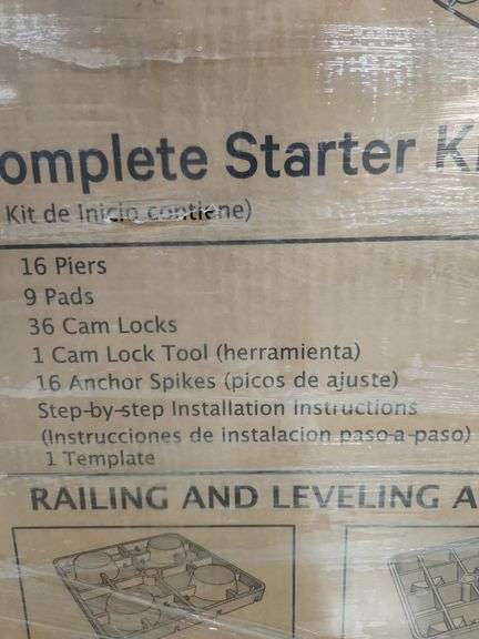 UDECX 10 ft. x 10 ft. 100 sq. ft. Red Cedar Patio Deck Starter Kit ...