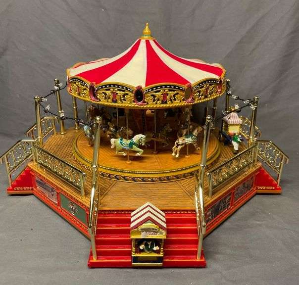 Gold Label Collection World’s Fair Boardwalk Carousel with LED ...