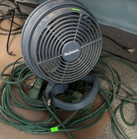 Holmes Floor Fan with Green Extension Cord - Metzger Property Services, LLC