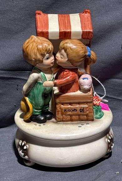 Lefton Kissing Booth Music Box 6″T - Metzger Property Services, LLC