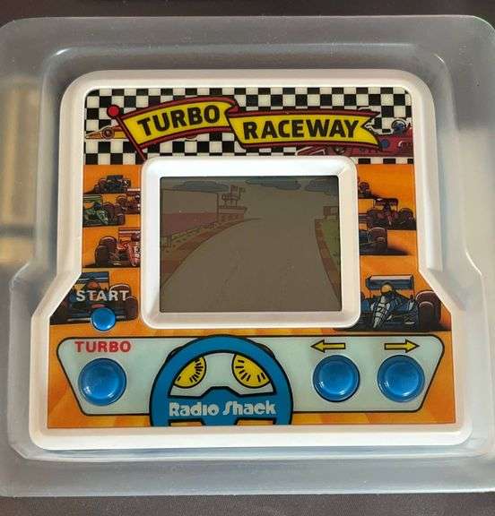 Radio Shack LCD Space Alien and Turbo Raceway Electronic Handheld Games ...