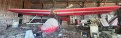 Red Ultralight Aircraft with Bombardier-Rotax Engine, Spare Parts and ...