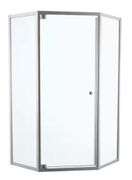 Delta 38 in. W x 74 in. H Neo-Angle Pivot Framed Corner Shower ...