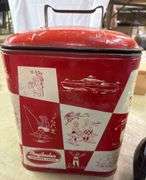 Red Metal Insulated Cooler by Mfg. Magikooler Leisure Chest Inc ...