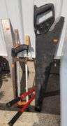 Hand Tools Assortment Inc. Saws, Bolt Cutters, and Clamp Tools ...