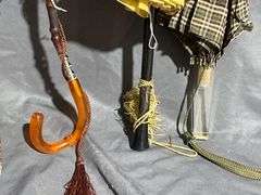 10 Parasols/Umbrellas with Various Handles and Fabrics - Metzger ...