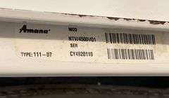 Amana Model NTW4500VQ1 Top-Load Washing Machine - Metzger Property ...