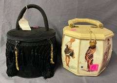 Two Handbag-Style Storage Boxes, Including Mario Frison Paris - Metzger ...