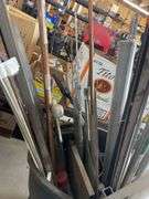 Metal Rods, Tubes, and Hardware in Plastic Bin - Metzger Property ...