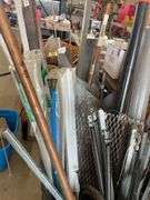 Metal Rods, Tubes, and Hardware in Plastic Bin - Metzger Property ...