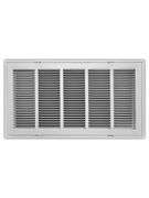 EVERBILT - 24 in. x 12 in. Steel Return Air Filter Grille in White ...