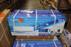 MRCOOL - 12,000 BTU 1-Ton Wall Mount Mini Split Air Handler with 25 ft ...