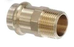 50-Viega ProPress 1/2 in. Press x 1/2 in. MPT Zero-Lead Bronze Adapter ...