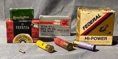 Federal Hi-Power 16 GA – 15 Rounds, Winchester 12 GA Super-X Slugs – 5 ...