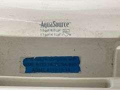 AquaSource Two-Piece White Toilet with Tank and Bowl - Metzger Property ...