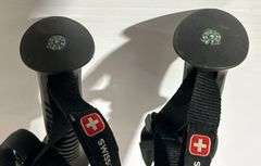 SwissGear Telescoping Aluminum Trekking Poles with Rubber Handles and ...