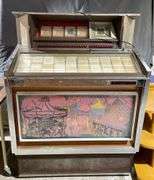Rowe AMI Jukebox With Carousel-Themed Front Panel, Model 37×22.5×47 ...