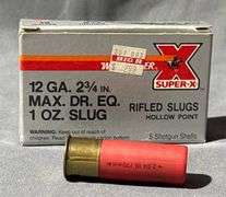 Federal Hi-Power 16 GA – 15 Rounds, Winchester 12 GA Super-X Slugs – 5 ...